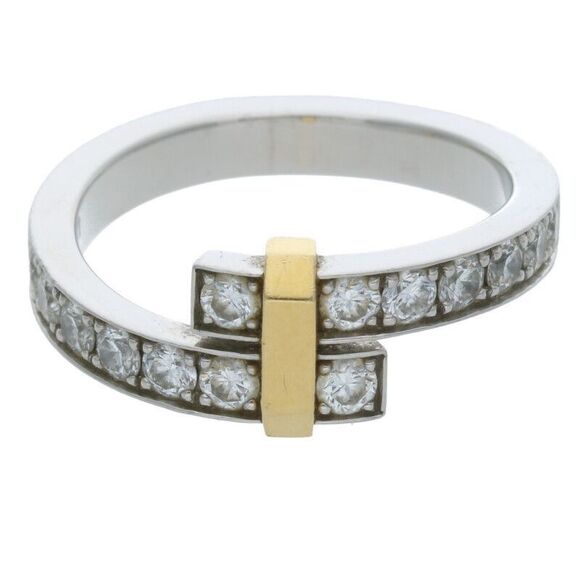 Tiffany & Co. | Jewelry | Tiffany Co Tiffany Co Edge Bypass Ygplatinum ...